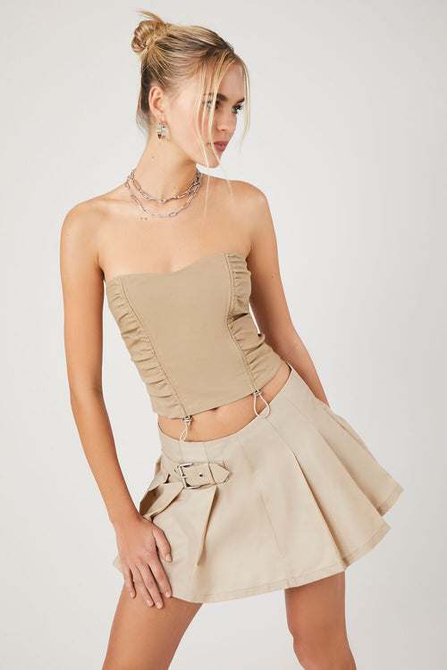 Toggle Drawstring Tube Top