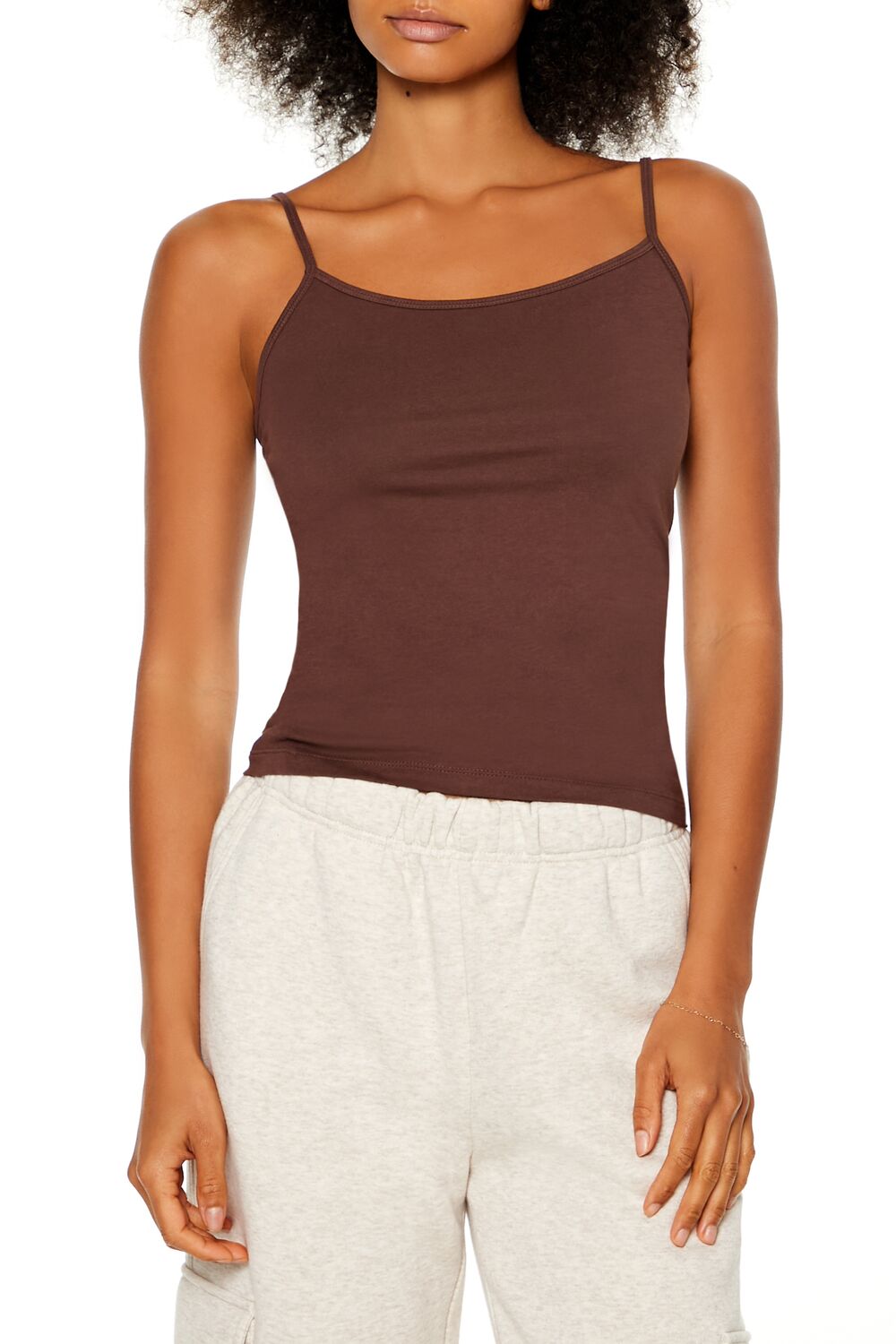 Cotton Scoop Neck Cami