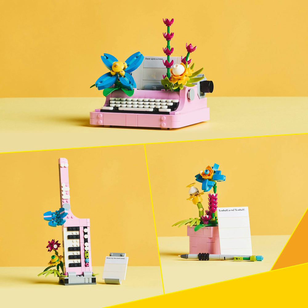 Shop LEGO® Creator 3in1 Typewriter With Flowers Toy Playset 31169 ...